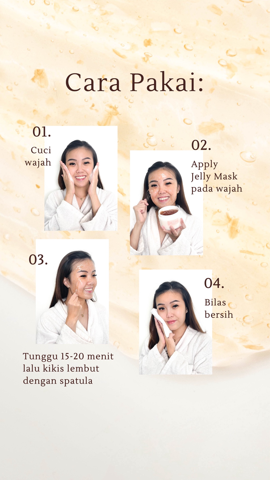 Jual EILEEN GRACE - Moisturize Rose Jelly Mask 35 ml x2 | Masker ...