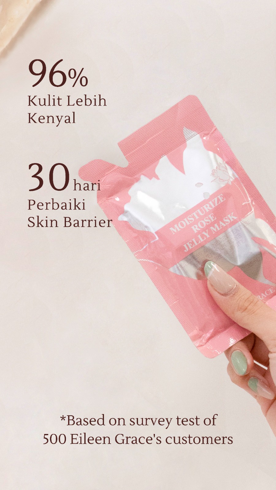 Jual EILEEN GRACE - Moisturize Rose Jelly Mask 35 ml x2 | Masker ...