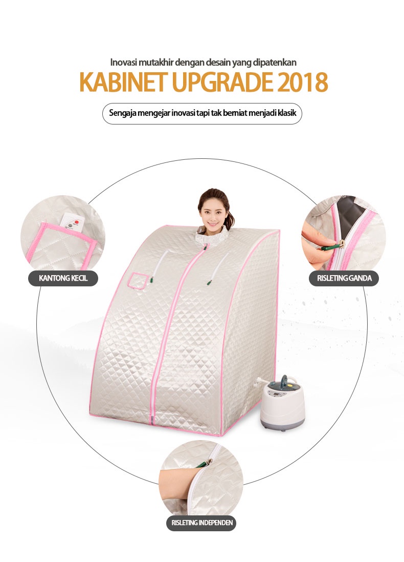 Jual Benbo kotak sauna / Portable Steam Sauna Alat Pelangsing Tubuh ...