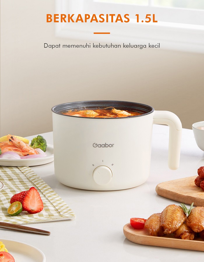 Jual Gaabor Panci Listrik Serbaguna Electric Cooker Anti Lengket ...