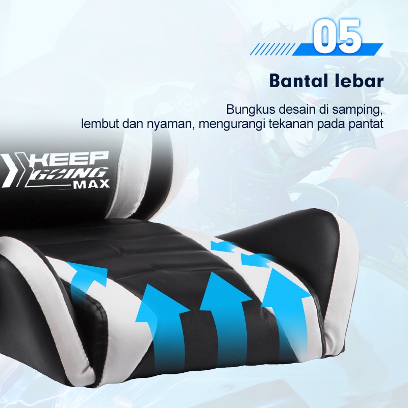 Jual Keep Going Max- Kursi Gaming/ Gaming Chair / Kursi Santai Kursi Gamers / Kursi Gamer ...