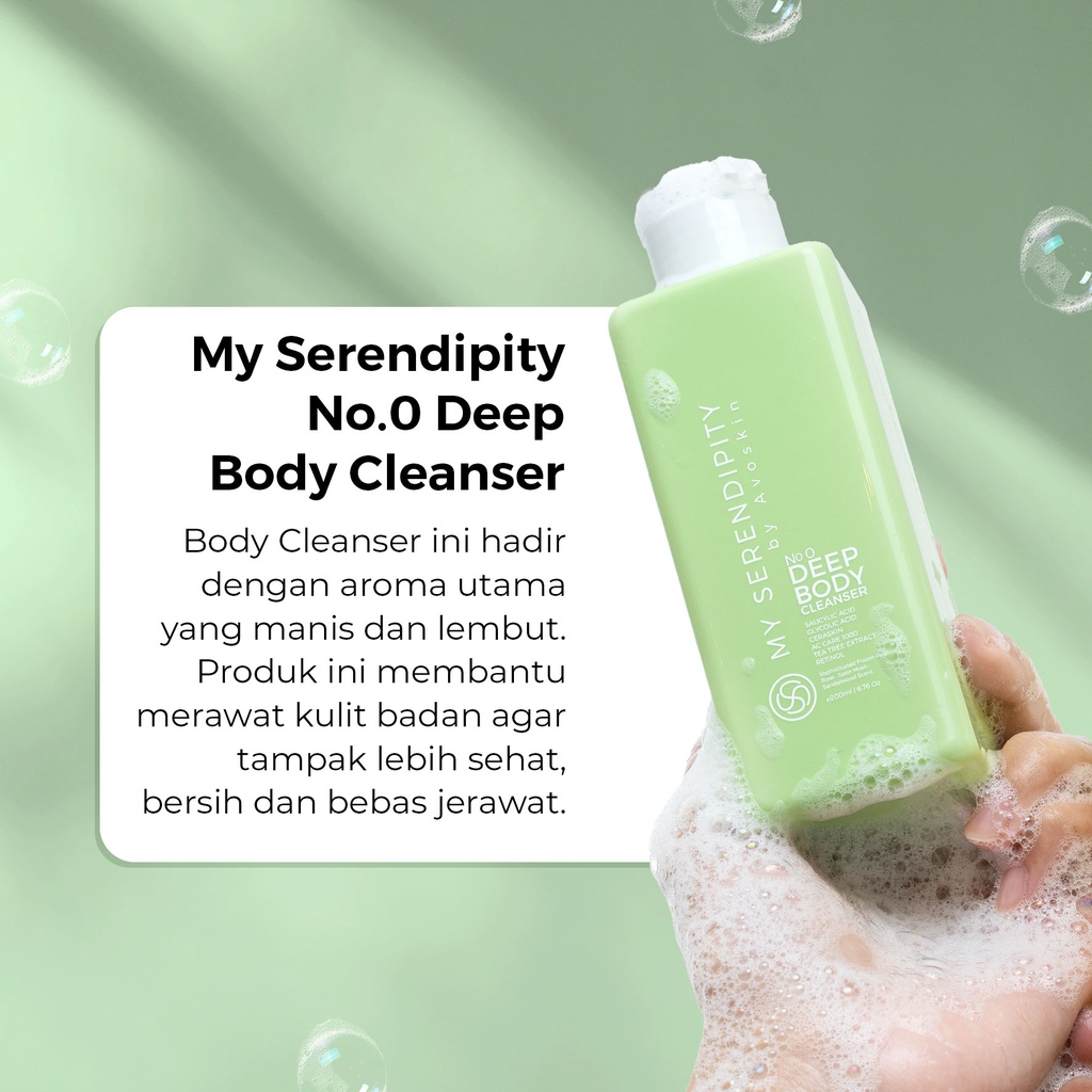 Jual Deep Body Cleanser Avoskin My Serendipity No.0 200ml-Kulit Berjerawat | Shopee Indonesia