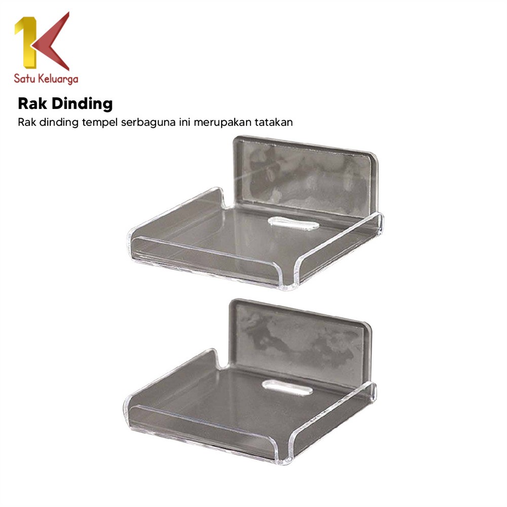 Jual Satu Keluarga Rak Dinding Tempel Dudukan CCTV Serbaguna K146 Rak ...