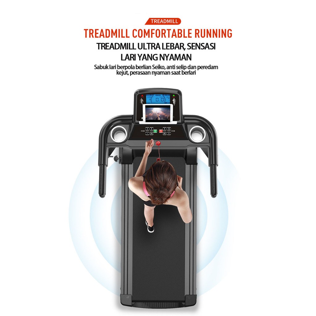 Jual Keep Going Max - Treadmill Elektrik Tredmill Listrik 2.0 Mesin Lari Olahraga Gym Fitness ...