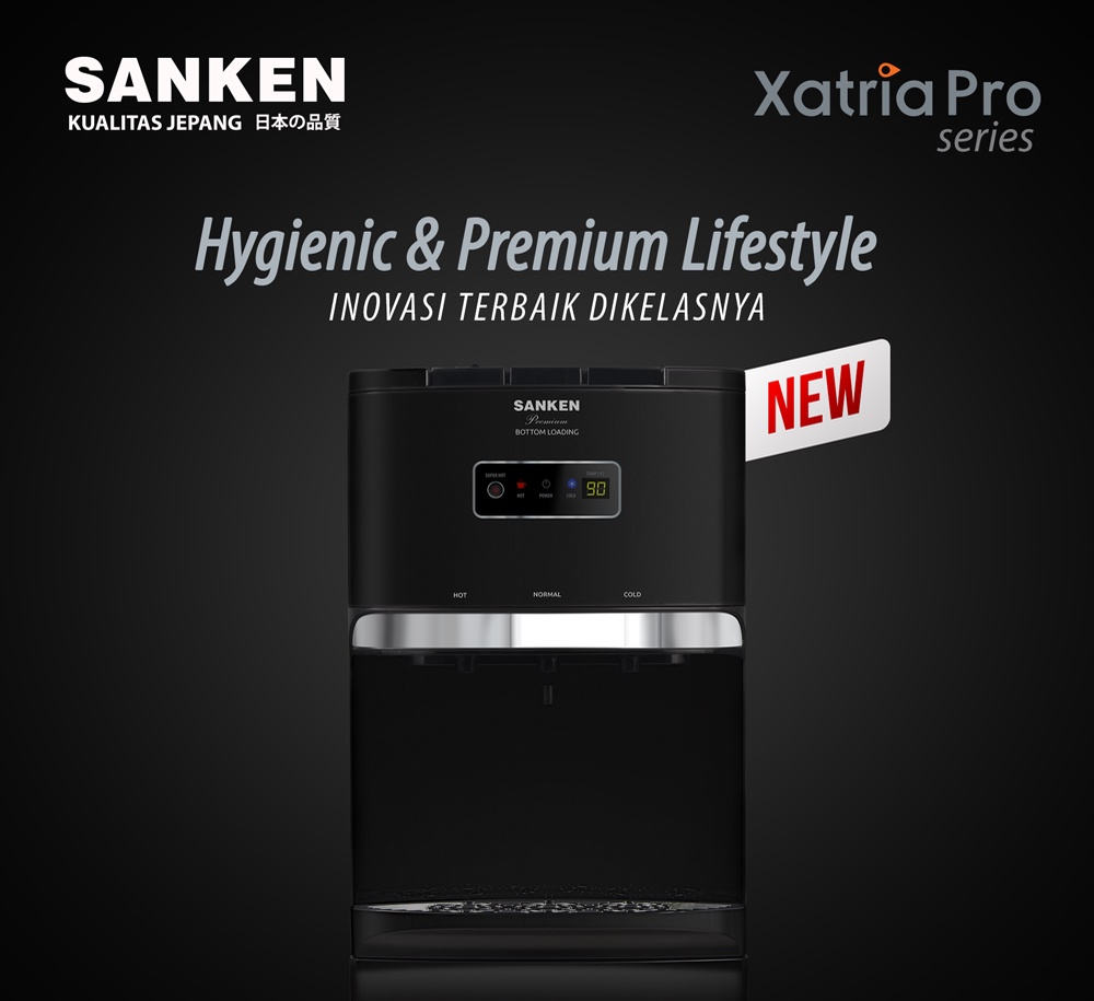 Jual Sanken Dispenser Galon Bawah HWD-C588 Xatria Pro Series LED ...