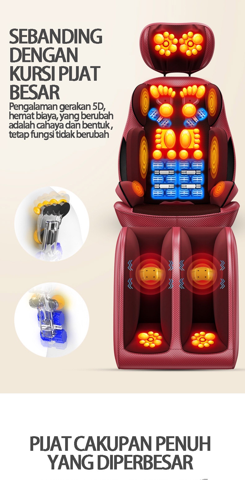 Jual Benbo Bantal Pijat Otomatis / Bantal Pijat Portabel / Kursi Pijat Multifungsi / Bantal ...