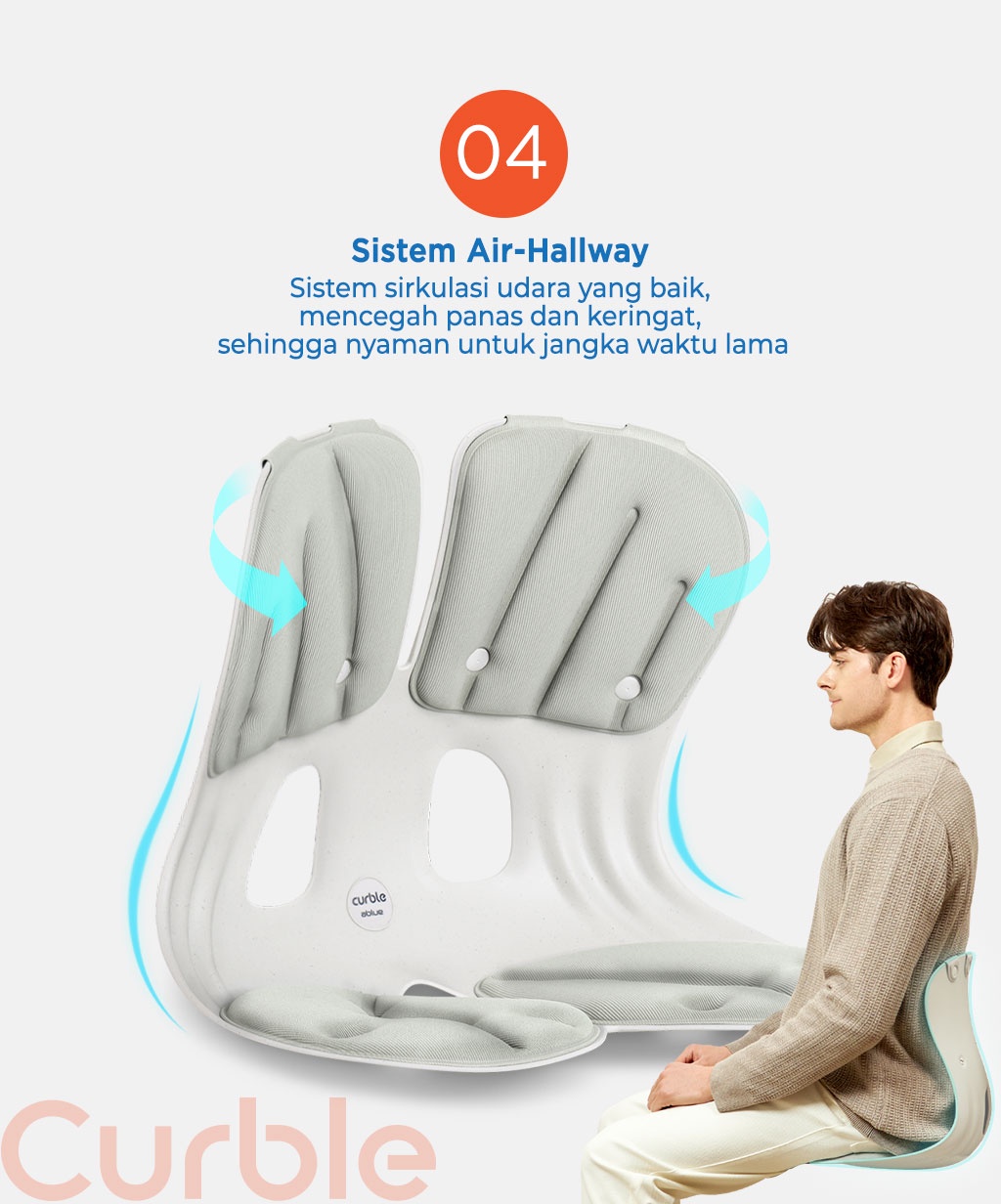 Jual Curble Posture Chair Grand - Black | Shopee Indonesia