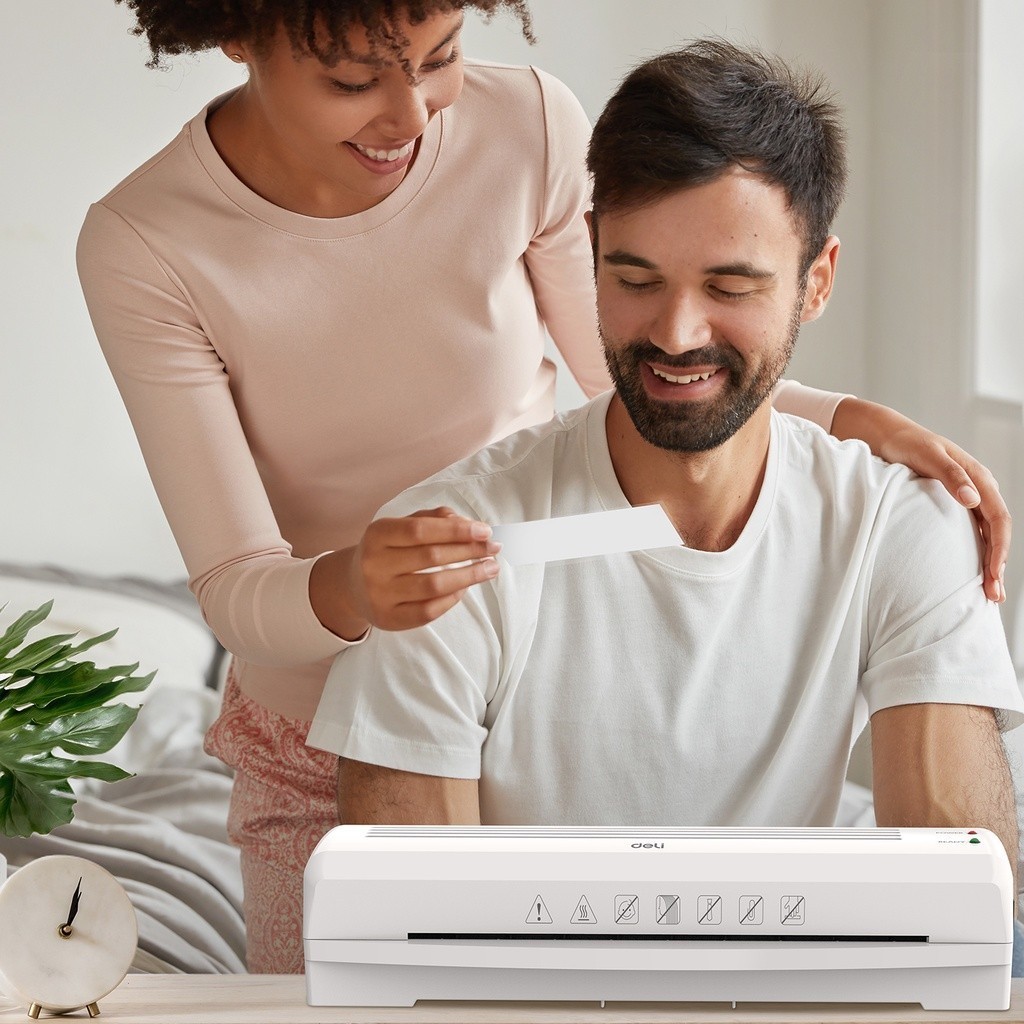 Jual Deli Laminator Mesin Laminating A3 80 125 Mic Laminasi Hot And Cold