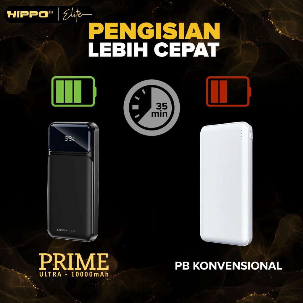 Jual Hippo Elite PowerBank Prime Ultra PD 22,5W 10000mah - 20000mah ...