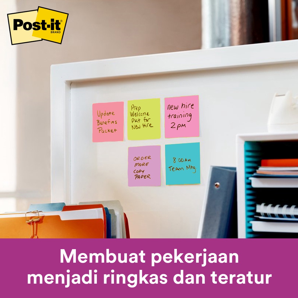 Jual 3M™ Post-it® Super Sticky Notes Supernova Neons, Memo Tempel, 654 ...