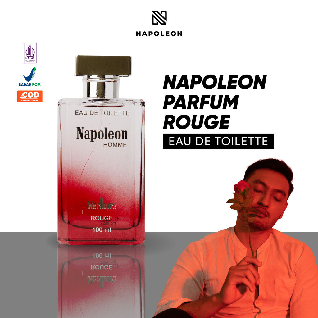Jual NAPOLEON Parfum Pria Eau de Toilette EDT Rouge 100 ML | Shopee ...