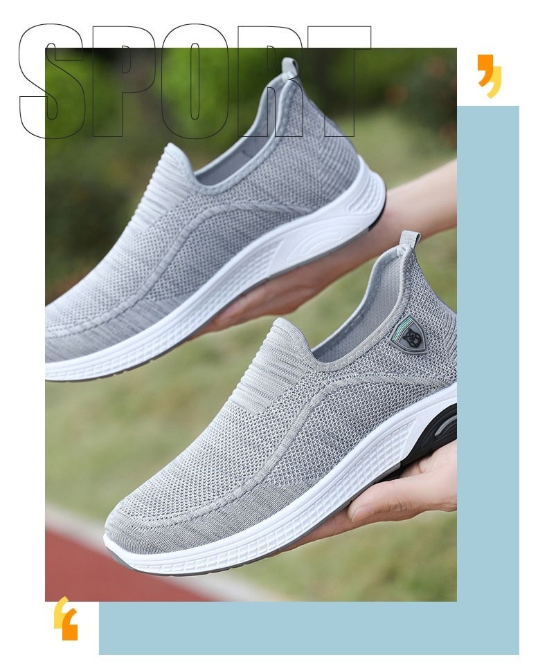 Jual Leedoo Sepatu Pria Slip On Kekinian Olahraga Sepatu Sneakers Pria Running karet Shoes ...