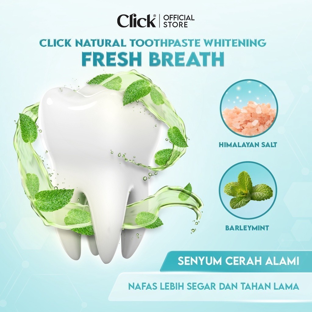 Jual Pasta Gigi Click: Perfect Smile Package | Shopee Indonesia