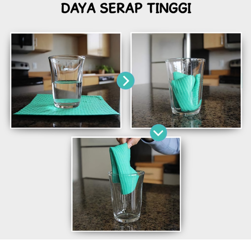 Jual 3M™ Scotch-Brite® Lap Spons, Daya serap tinggi dan tahan lama, 1 ...