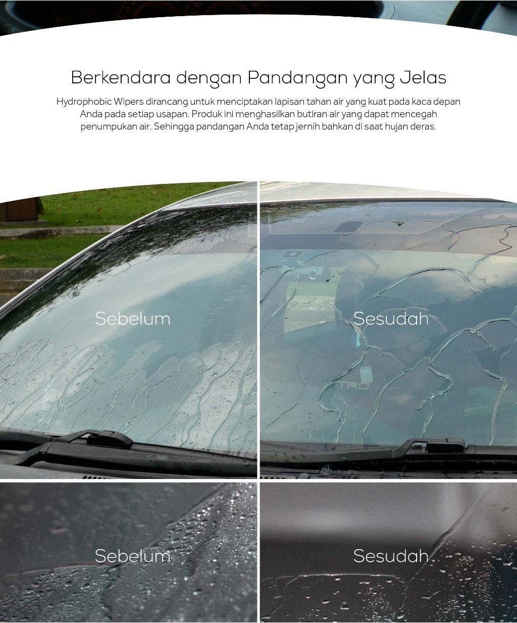 Jual Trapo Wiper Permanent Waterproof Coating - 2 pcs | Shopee Indonesia