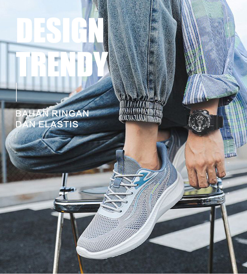 Jual Leedoo Sepatu Sneakers Pria Olahraga Cowok Sepatu Kerja Pria Casual Lari Outdoor Jogging ...