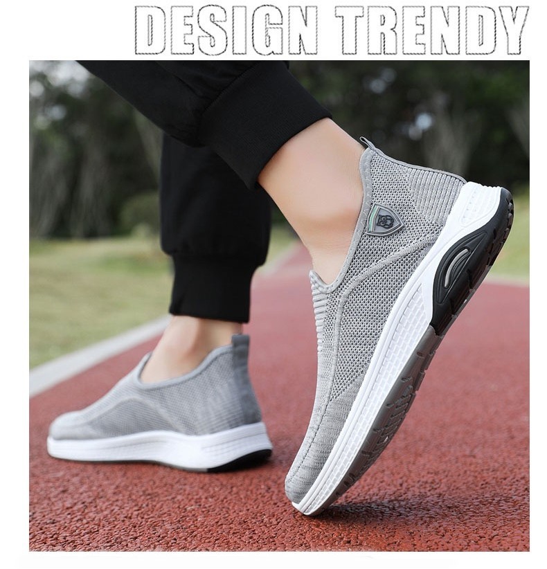 Jual Leedoo Sepatu Pria Slip On Kekinian Olahraga Sepatu Sneakers Pria Running karet Shoes ...