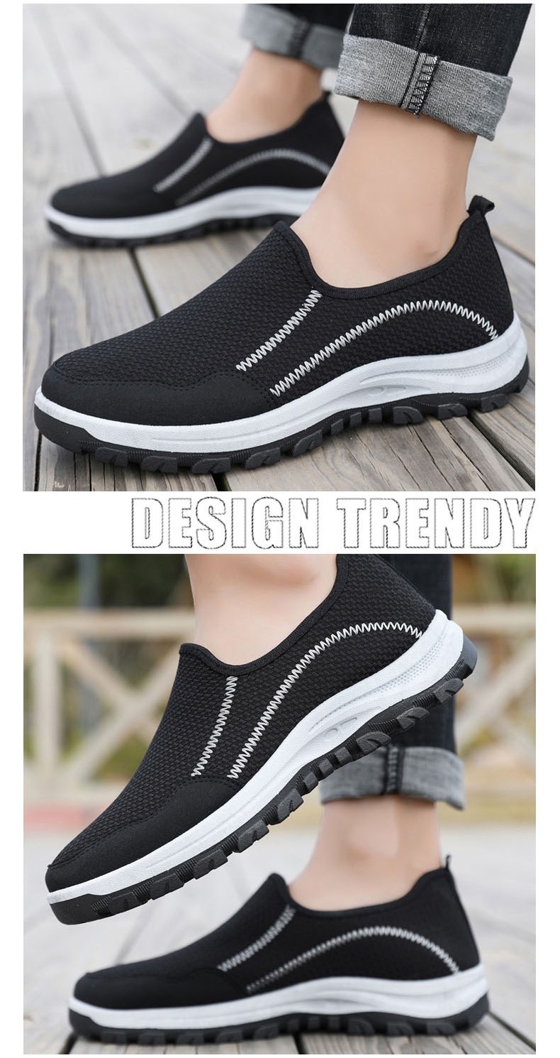 Jual Leedoo Slip On Pria Sepatu Sneakers Pria Casual Running Shoes Sepatu Dewasa Shoes Natural ...