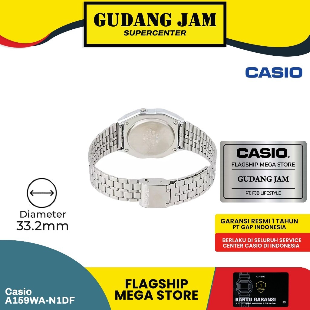 Jual Casio A159WA-N1DF A159WA A159 Casio A159WA Casio 159 A159W ...
