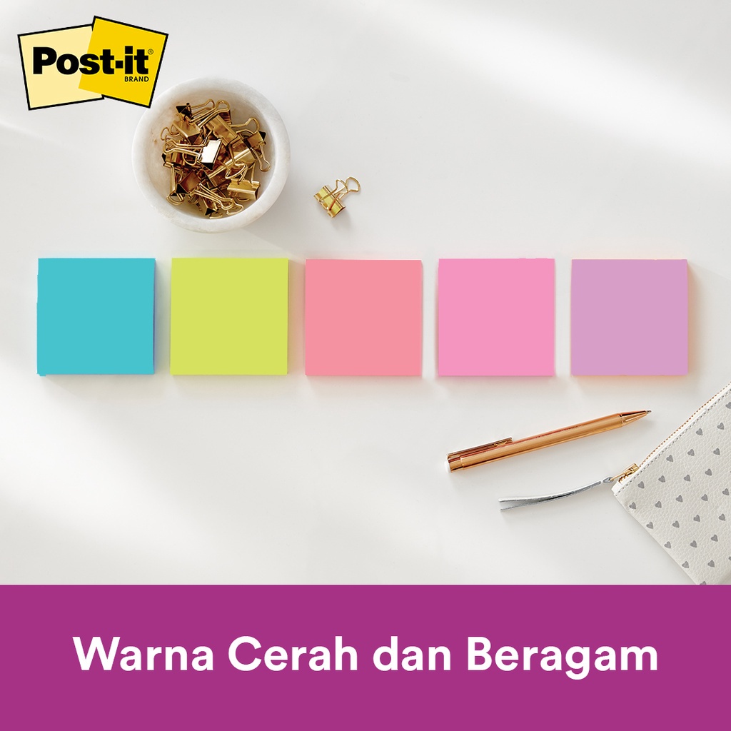 Jual 3M™ Post-it® Super Sticky Notes Supernova Neons, Memo Tempel, 654 ...