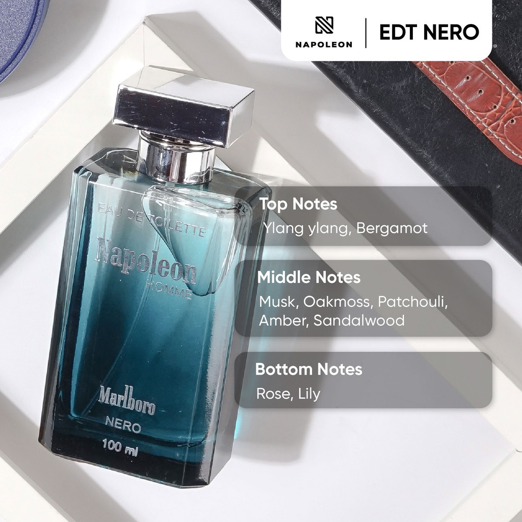 Jual NAPOLEON Parfum Pria Eau de Toilette EDT Nero 100 ML | Shopee ...