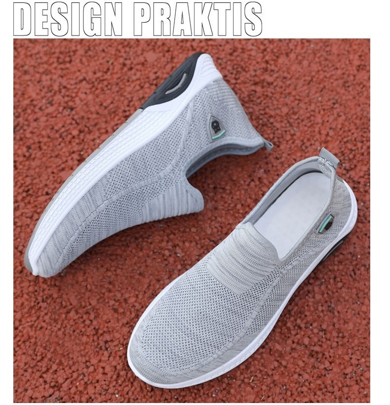 Jual Leedoo Sepatu Pria Slip On Kekinian Olahraga Sepatu Sneakers Pria Running karet Shoes ...