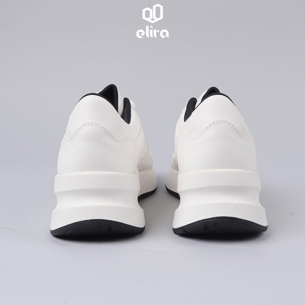 Jual ELIRA Sepatu Chunky Sneakers Wanita LAUREN White Black Casual ...