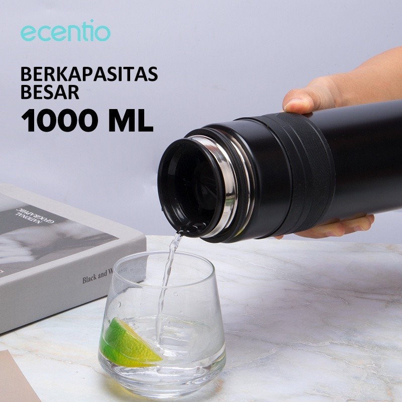 Jual ecentio Vacuum Flasks 304 stainless 1 liter Thermoses Stainless ...