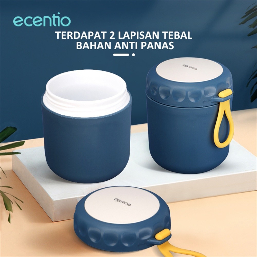 Jual ecentio Cangkir sup 400ml Mangkok sup Portable Anti Tumpah Panci ...