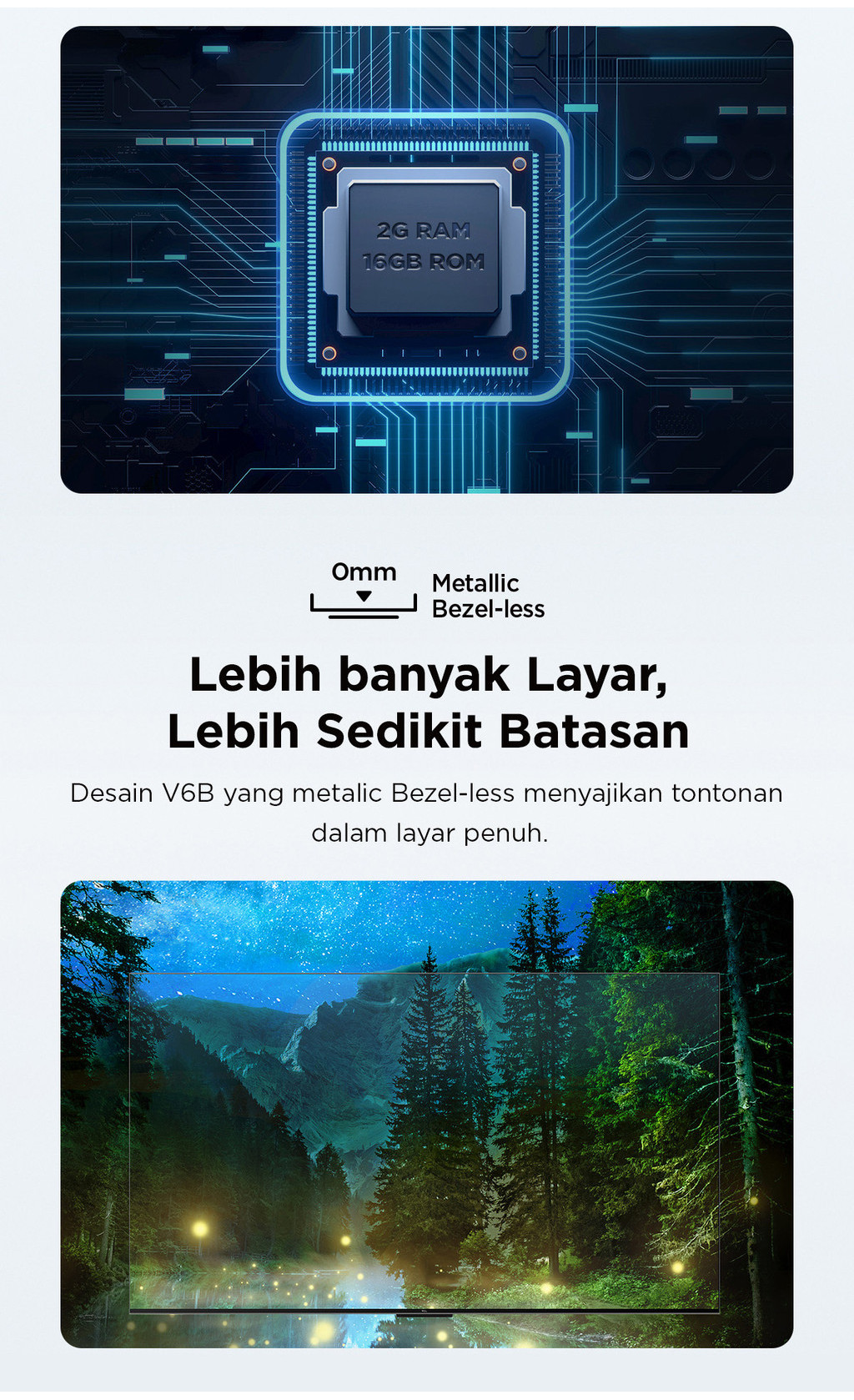 Jual [4K Big Google TV] TCL 75 Inch V6B - Smart UHD - T-Screen - Dolby ...