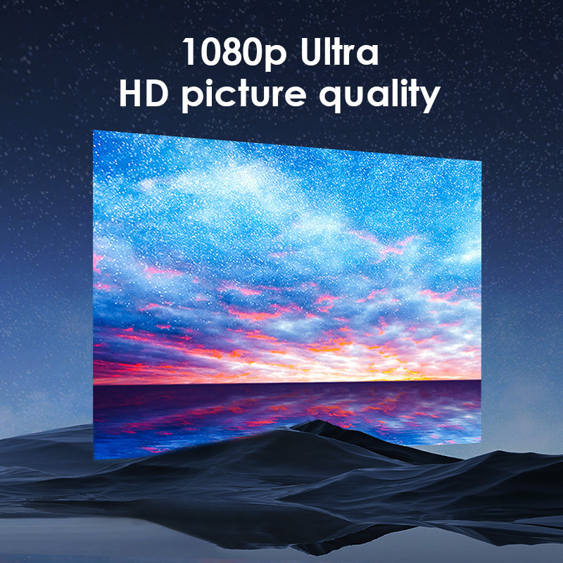 Jual Deli Aoka Home Projector / Proyektor Mini 1000 Lumens Resolusi ...