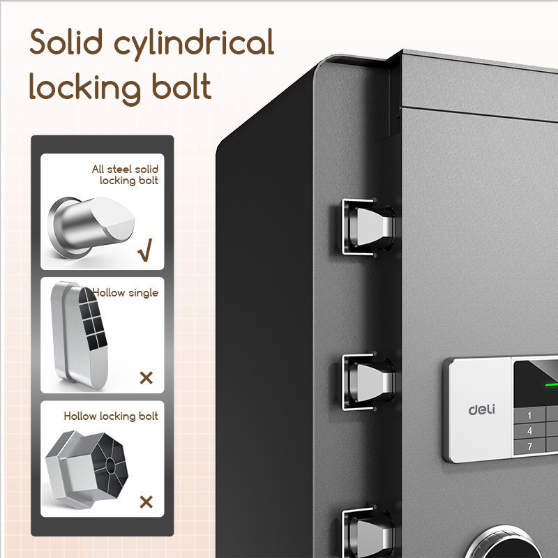 Jual Deli Brankas Besi Digital / Digital Safe Box 48x42x80 cm Double ...