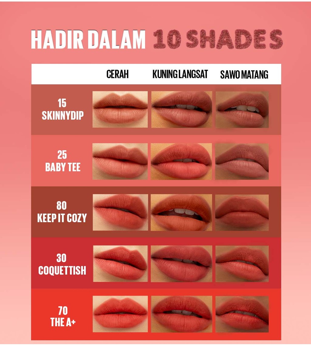 Jual MAYBELLINE OFFICIAL Superstay Teddy Tint 5 mL - Teddy Soft Matte ...