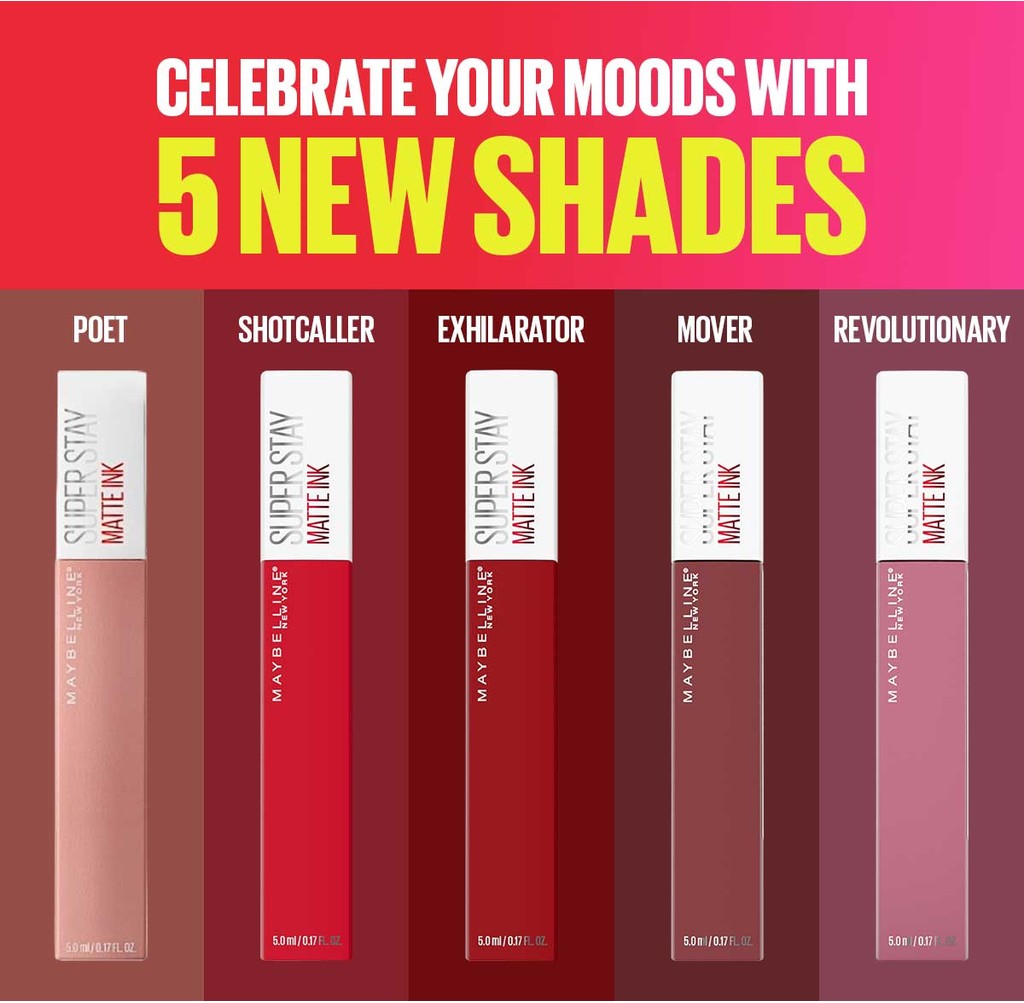 Jual MAYBELLINE OFFICIAL Superstay Matte Ink Liquid Long Lasting Waterproof Matte Lipstick ...