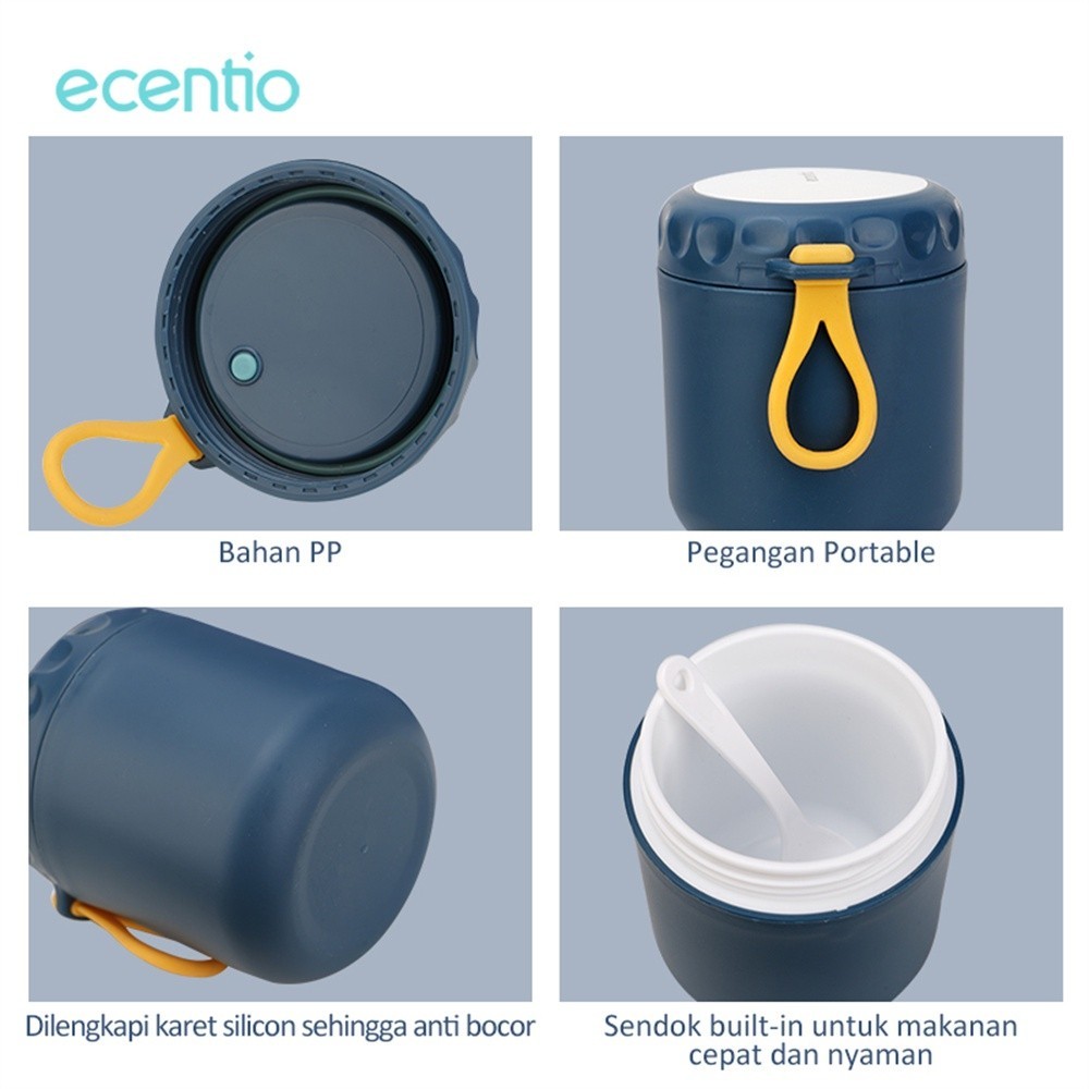 Jual ecentio Cangkir sup 400ml Mangkok sup Portable Anti Tumpah Panci ...