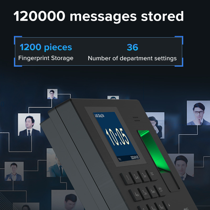 Jual Deli Mesin Absensi Sidik Jari Deteksi Absen Wajah Attendance Machine 500 Sidik Jari 200 ...