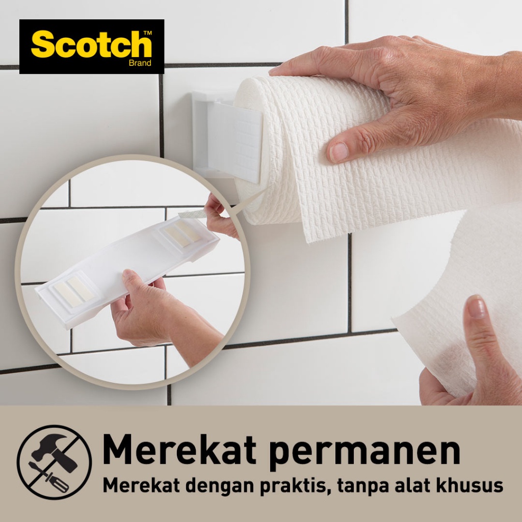 Jual 3M™ Scotch® Double-Sided Mouting Tape Indoor, Perekat kuat untuk ...