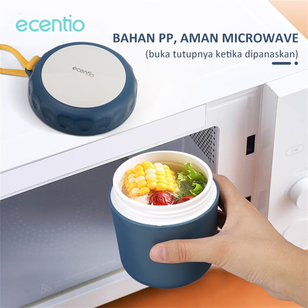 Jual ecentio Cangkir sup 400ml Mangkok sup Portable Anti Tumpah Panci ...