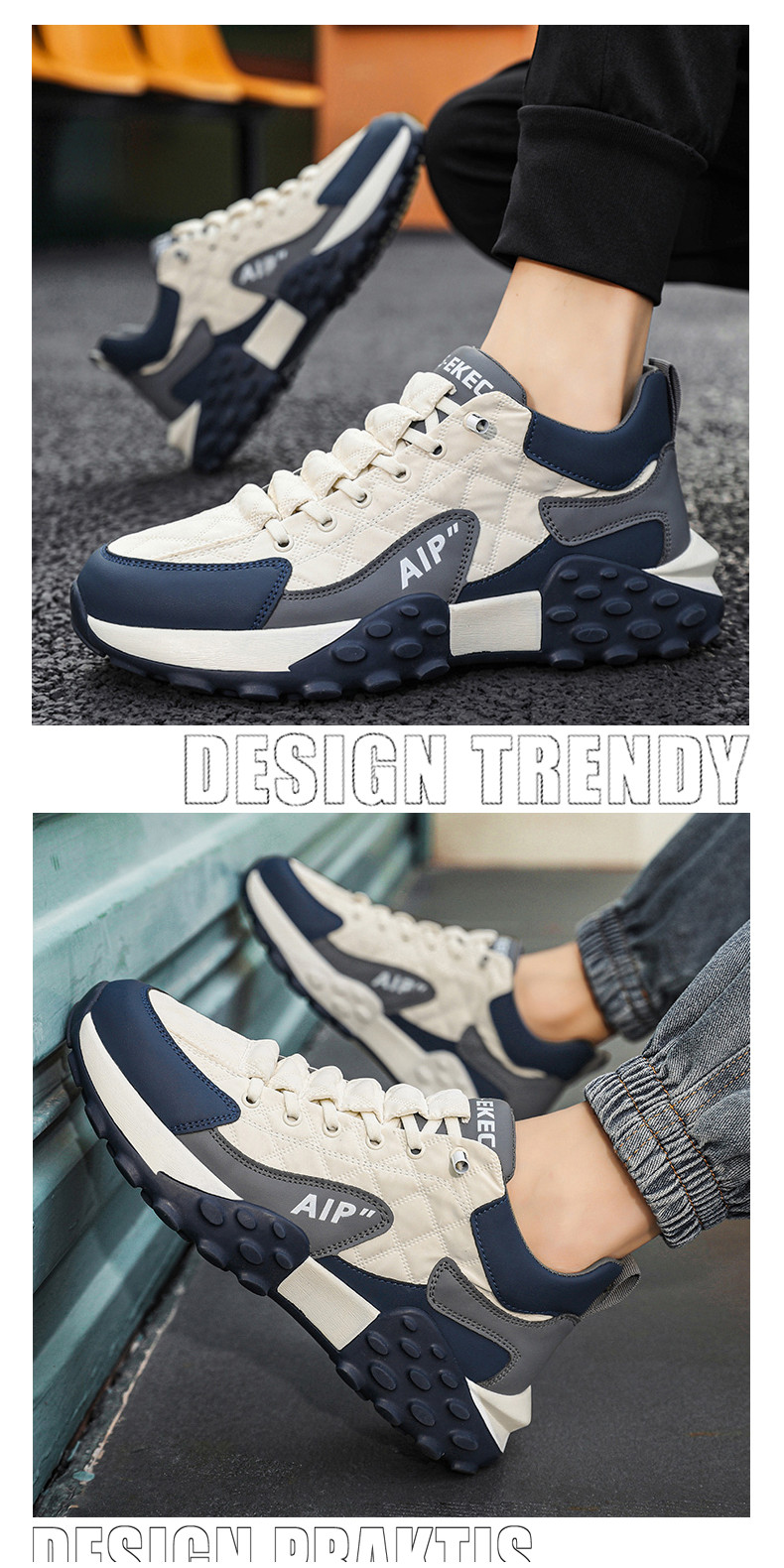 Jual Leedoo Sepatu Olahraga Pria Sepatu Pria Casual Sneakers Fashion Cowok Kekinian Sport Shoes ...