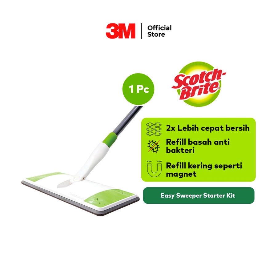Jual 3M™ Scotch-Brite™ Easy Sweeper PLUS Starter Kit, Lap Pel Sapu ...