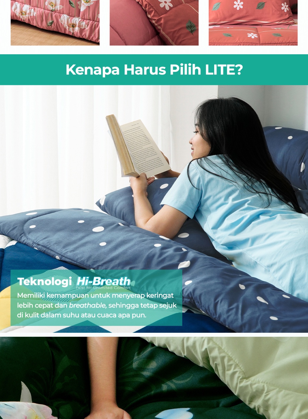Jual Kintakun Lite Sprei Set 180x200 King Fitted Minimalis Bunga ...