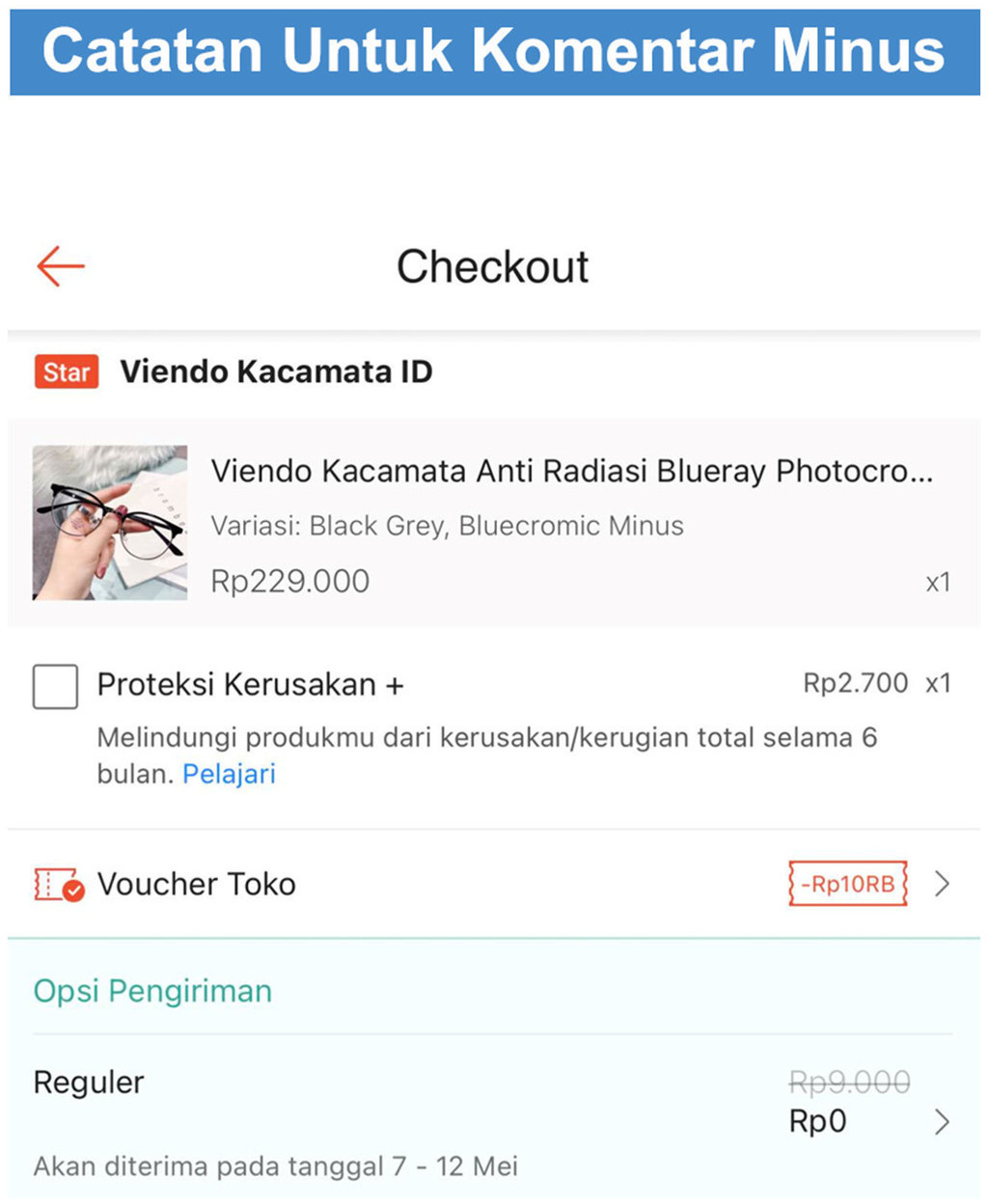 Jual Viendo Kacamata Minus Anti Radiasi Photocromic Bluecromic Wanita ...