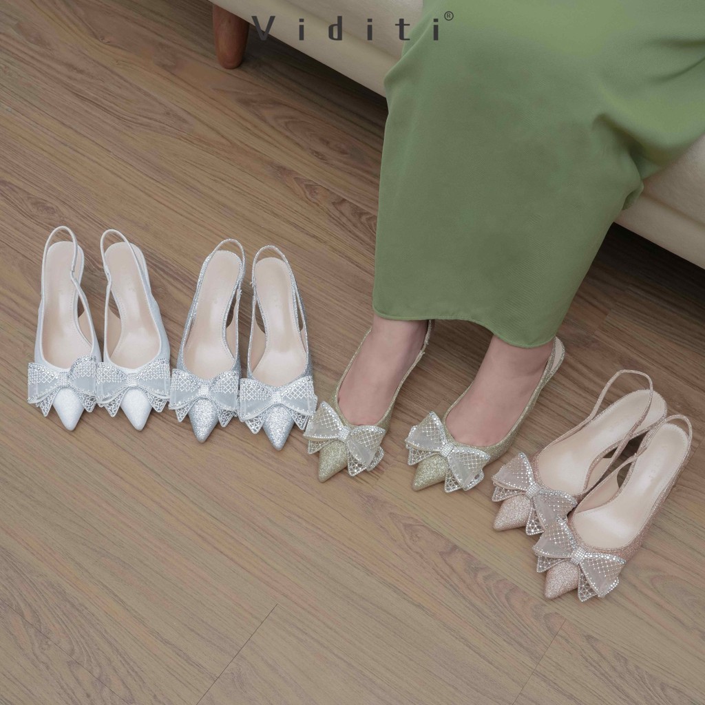 Jual Viditi Natasha Sling Back Heels 6 cm | Shoes | Sepatu Import ...