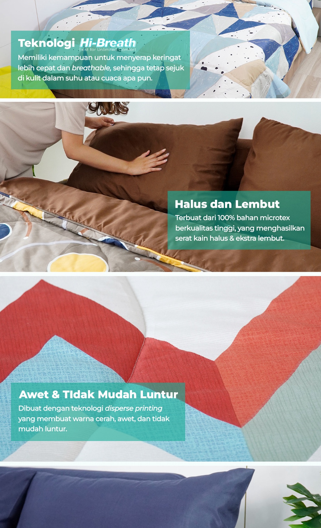 Jual Kintakun Lite Sprei Set 180x200 King Fitted Minimalis Bunga ...