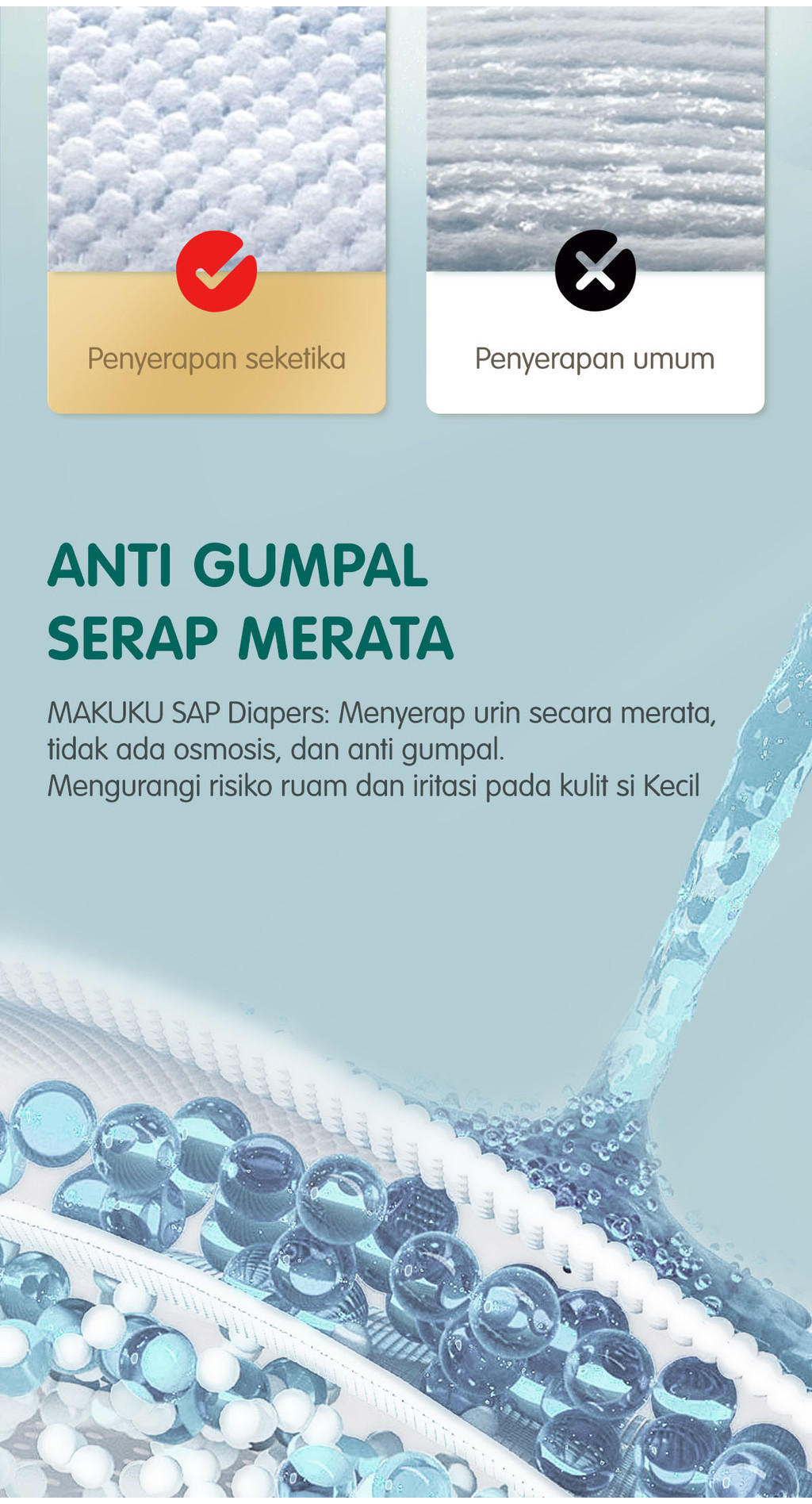Jual [1 PACK] MAKUKU SAP Diapers Comfort Fit Pants/Tape NB/S/M/L/XL/XXL ...