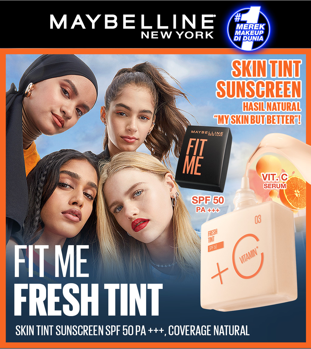 Jual MAYBELLINE OFFICIAL Fit Me Fresh Tint 3 IN 1 30ml Skin Tint ...