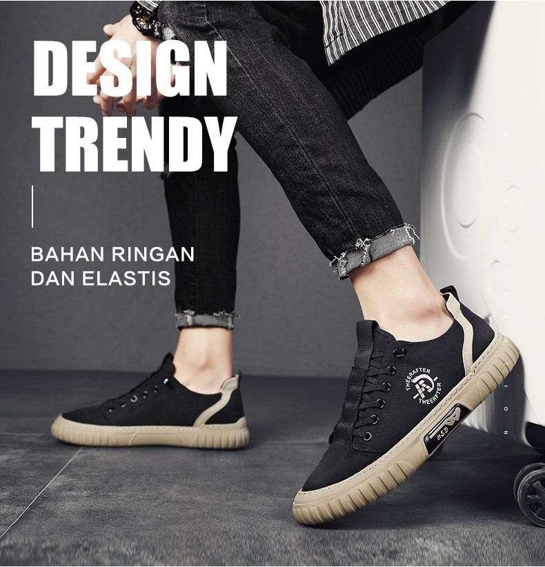 Jual Leedoo Sepatu Pria Kekinian Sneakers Casual Sepatu Original Tali Fashion Running Shoes ...