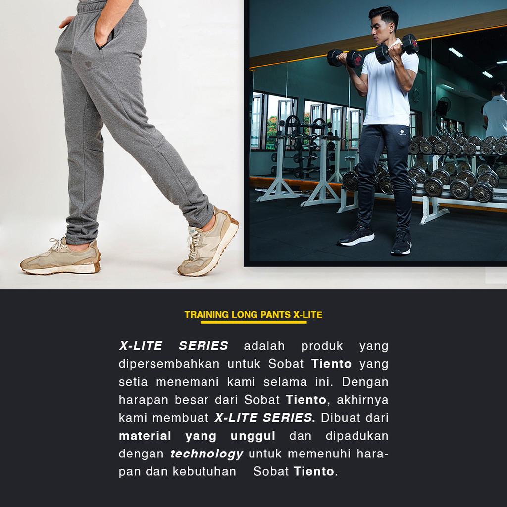 Jual Tiento Celana Training Panjang Olahraga Lari Jogging Running ...