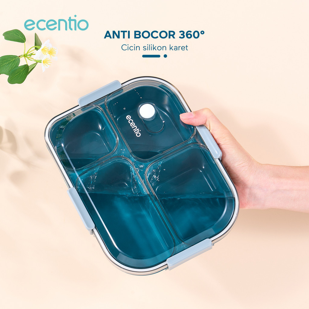 Jual ecentio kotak makan anti tumpah lunch box set 850ML Anti Tumpah ... Jual ecentio kotak makan anti tumpah lunch box set 850ML Anti Tumpah ...