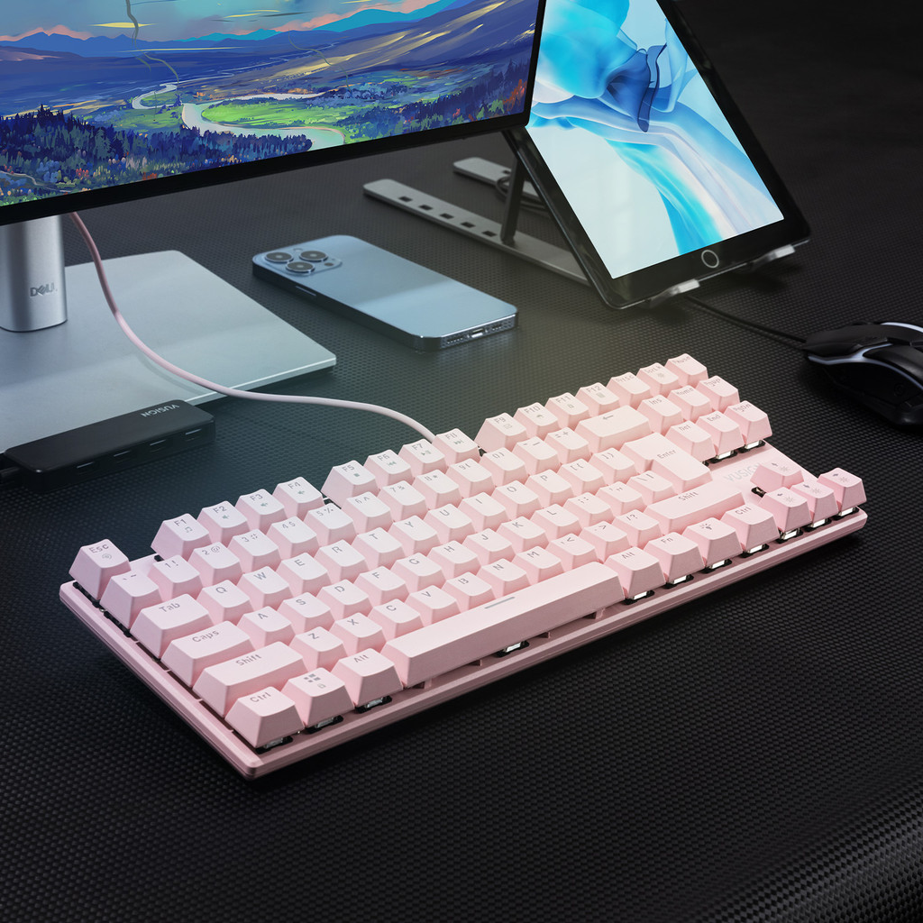 Jual Deli Vusign Mechanical Gaming Keyboard / Keyboard Mekanik RGB LED ...